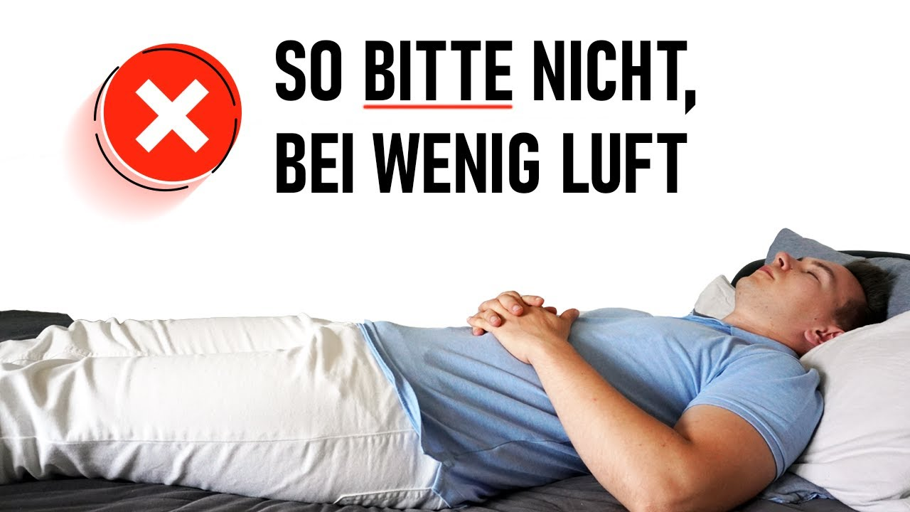 Kurzatmigkeit im Liegen - Schlafe so besser nicht - Nico Lorenz